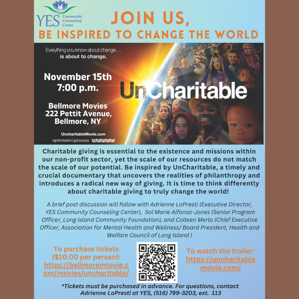 Screening of “Uncharitable” – Mental Health and Wellness